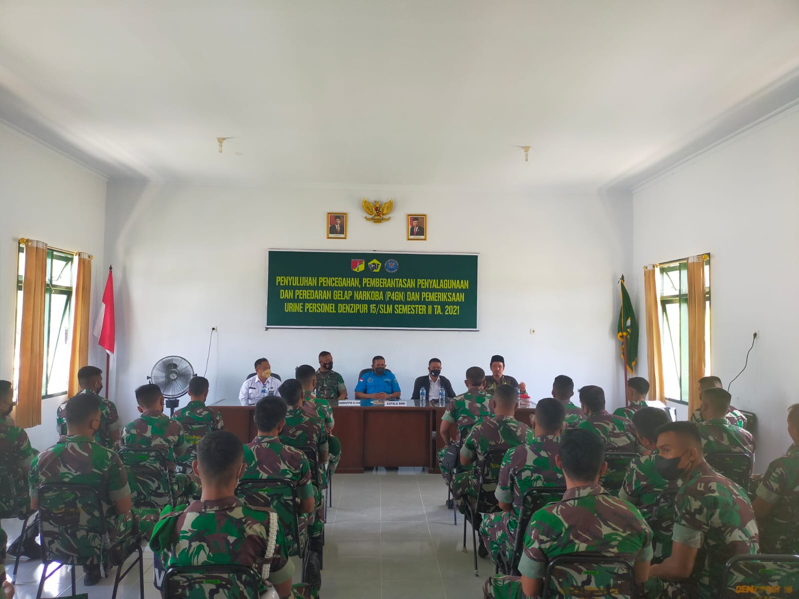 Cegah Narkoba, Prajurit TNI Denzipur di Poso Tes Urine - Swara Qta