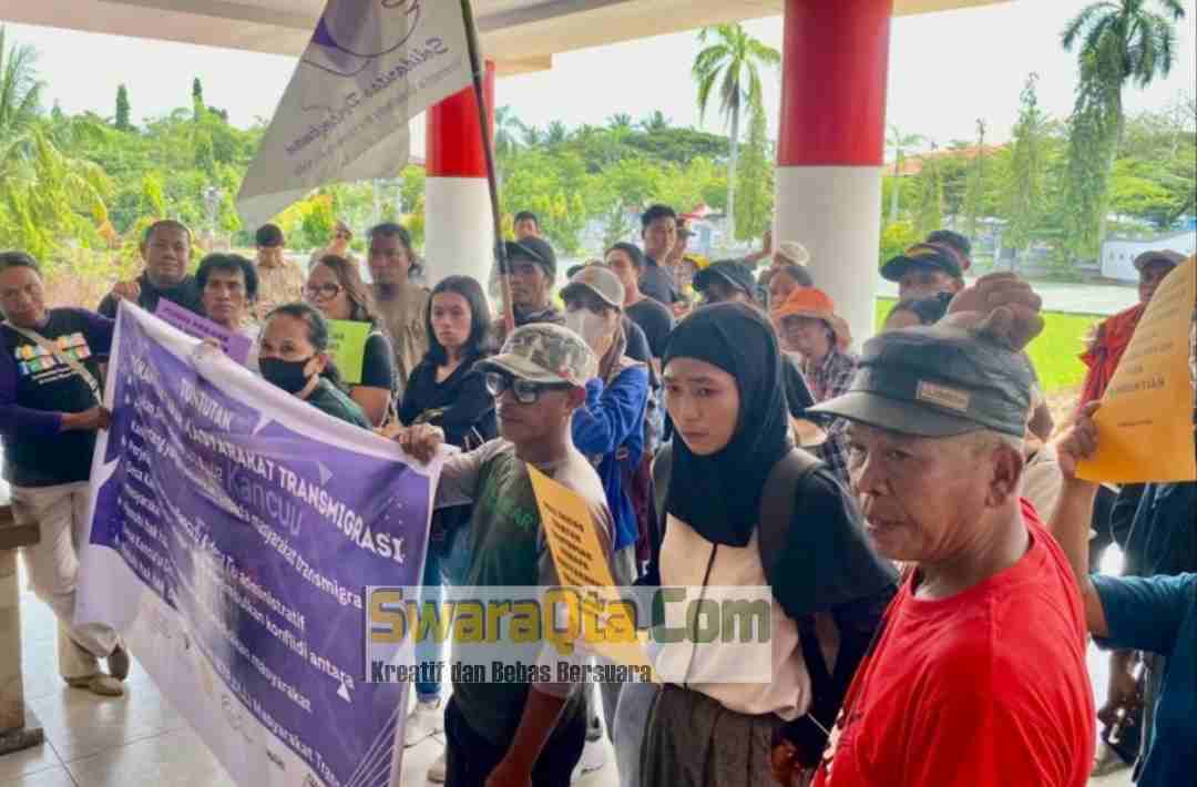 Warga Transmigrasi Kancu Demo di Kantor Bupati Poso, Pertanyakan ...